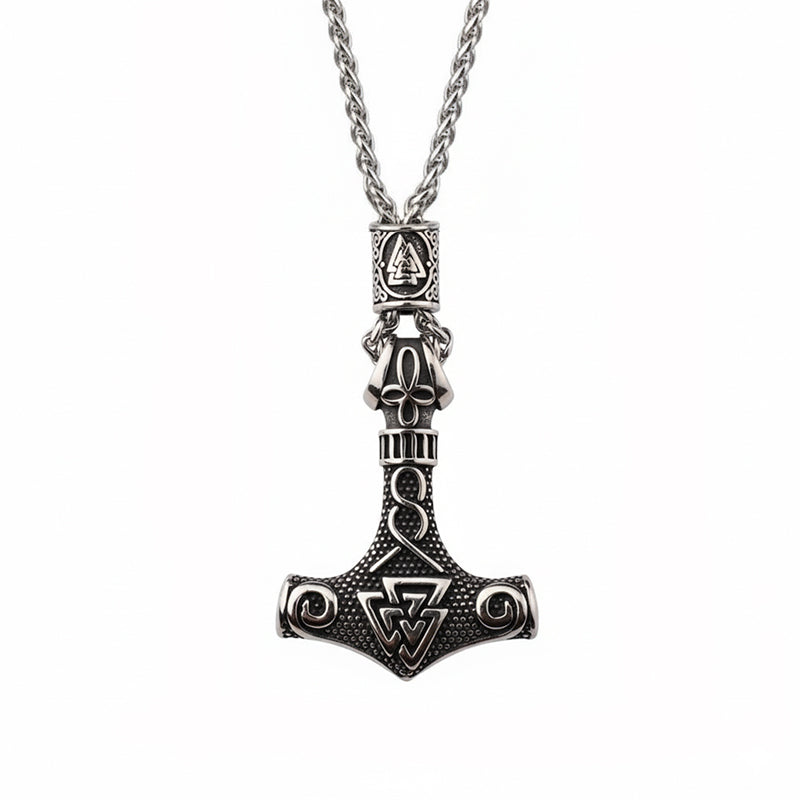 Nordic Viking Thor Hammer Valknut Pendant / ULIKING JEWELRY – ULiking ...