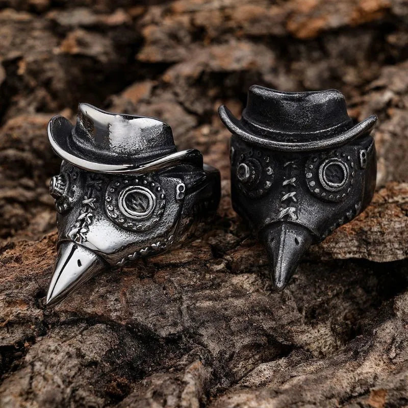Vintage Crow Skull Stainless Steel Ring / ULIKING JEWELRY – ULiking Jewelry