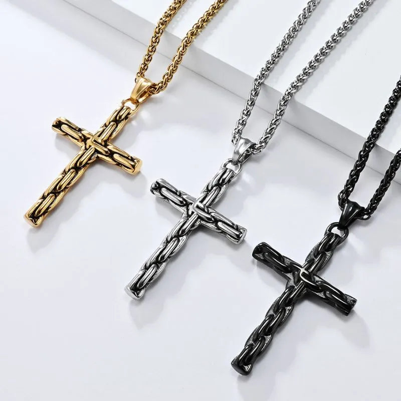 Vintage Punk Cross Stainless Steel Pendant / ULIKING JEWELRY – ULiking ...